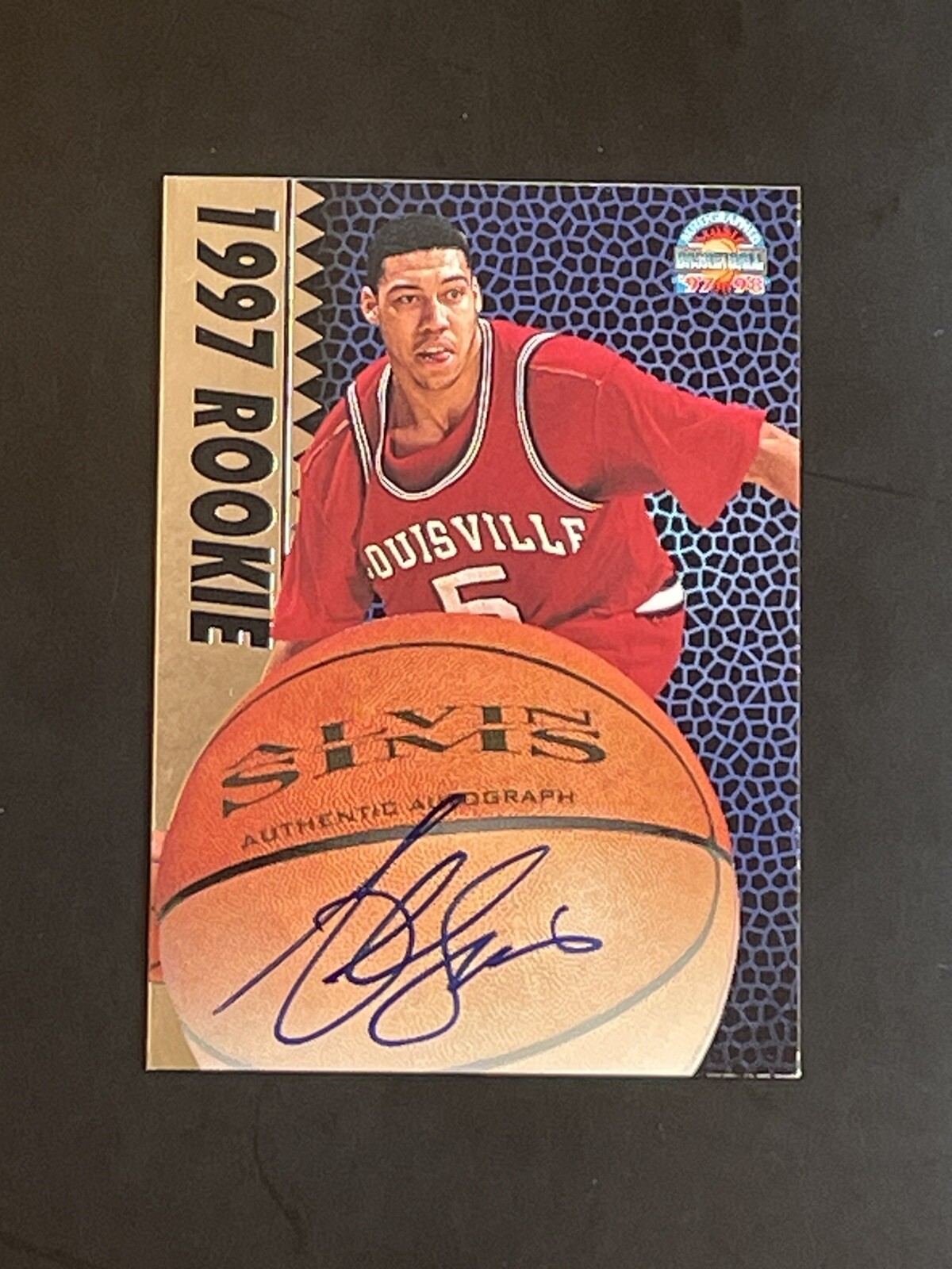 1997-98 Score Board Autographed Basketball Rookie Alvin Sims Phoenix ...