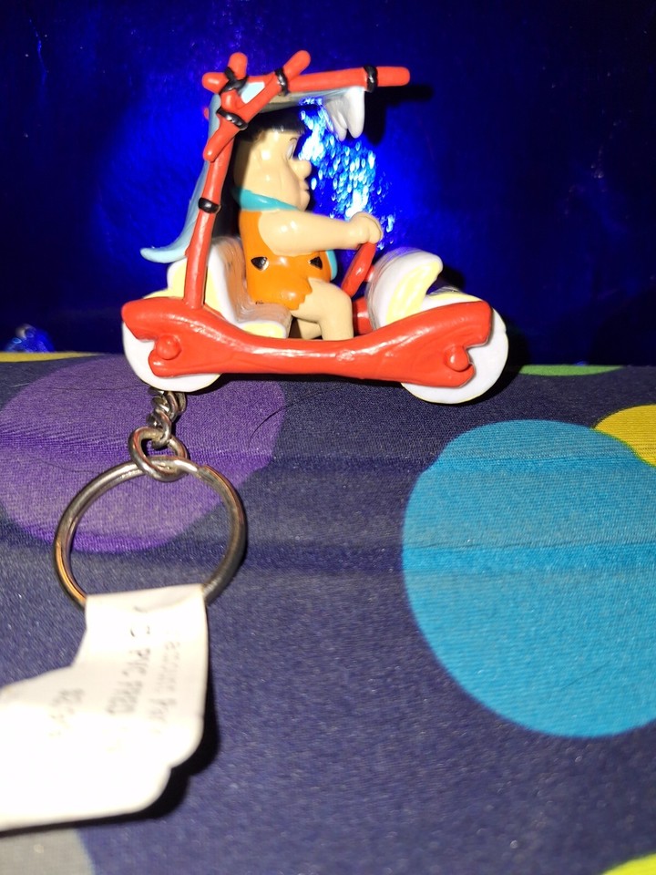 Fred Flintstone (Hanna-Barbera) Flintstones Flintmobile Key Chain | eBay