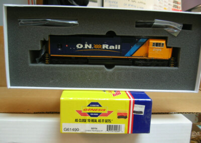 ATHEARN GENESIS G61500 HO Ontario Northland #2 SD75i #2100 | eBay