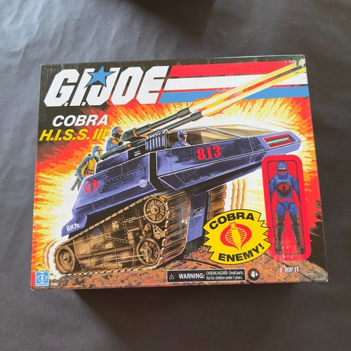 2020 HASBRO GI JOE RETRO COBRA HISS III TANK w/ RIP IT FIGURE MISB ...