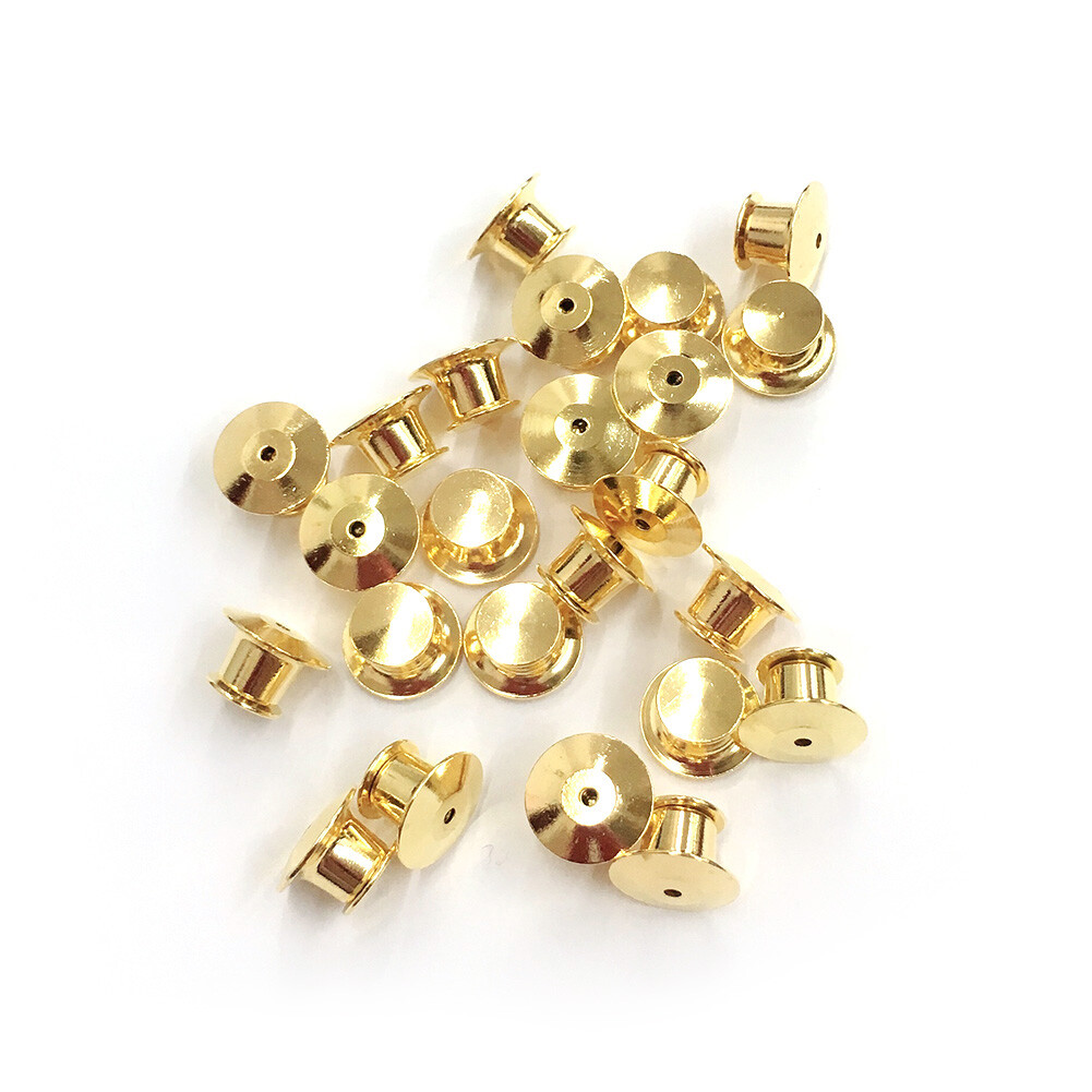 Fastener Book Locking Metal Pin Keeper Back Spring Loaded Badge Emblem ...