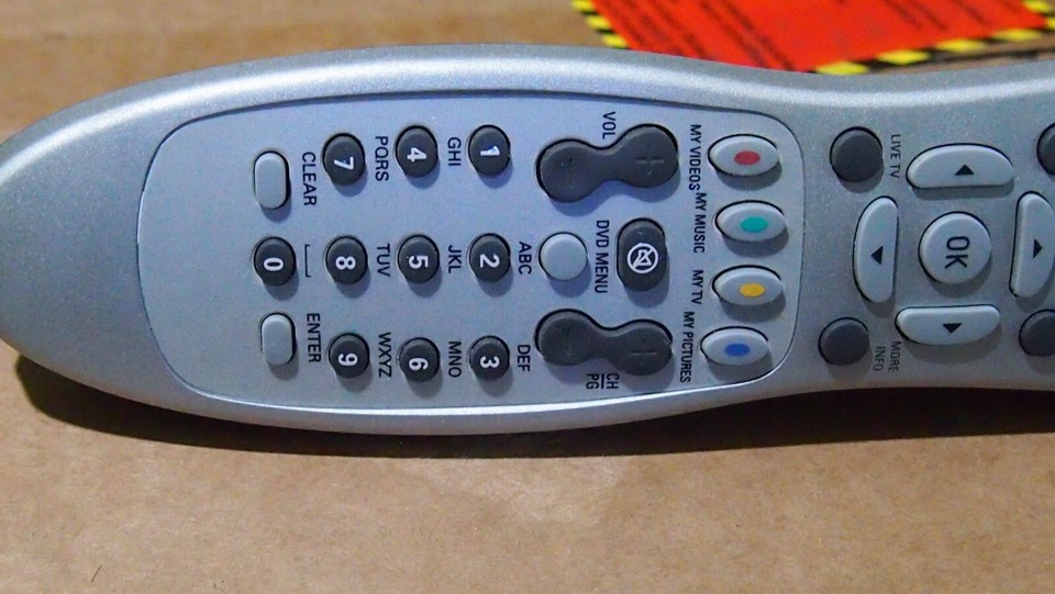 Windows Media Center RC6 Remote Control RC1264107/00 Microsoft | eBay