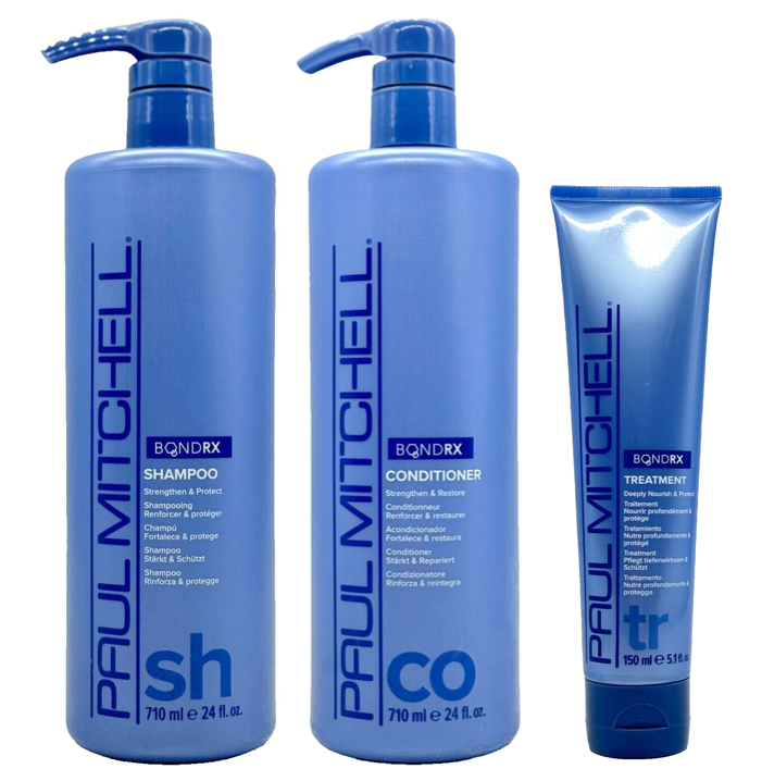 Paul Mitchell Bond RX Hair 24.0 oz Shampoo & Conditioner + 5.1 oz ...