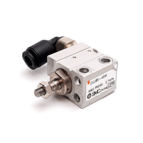 SMC CUJB6-4SM Mini Free Mount Cylinder, Single Acting, Bore: 6mm ...