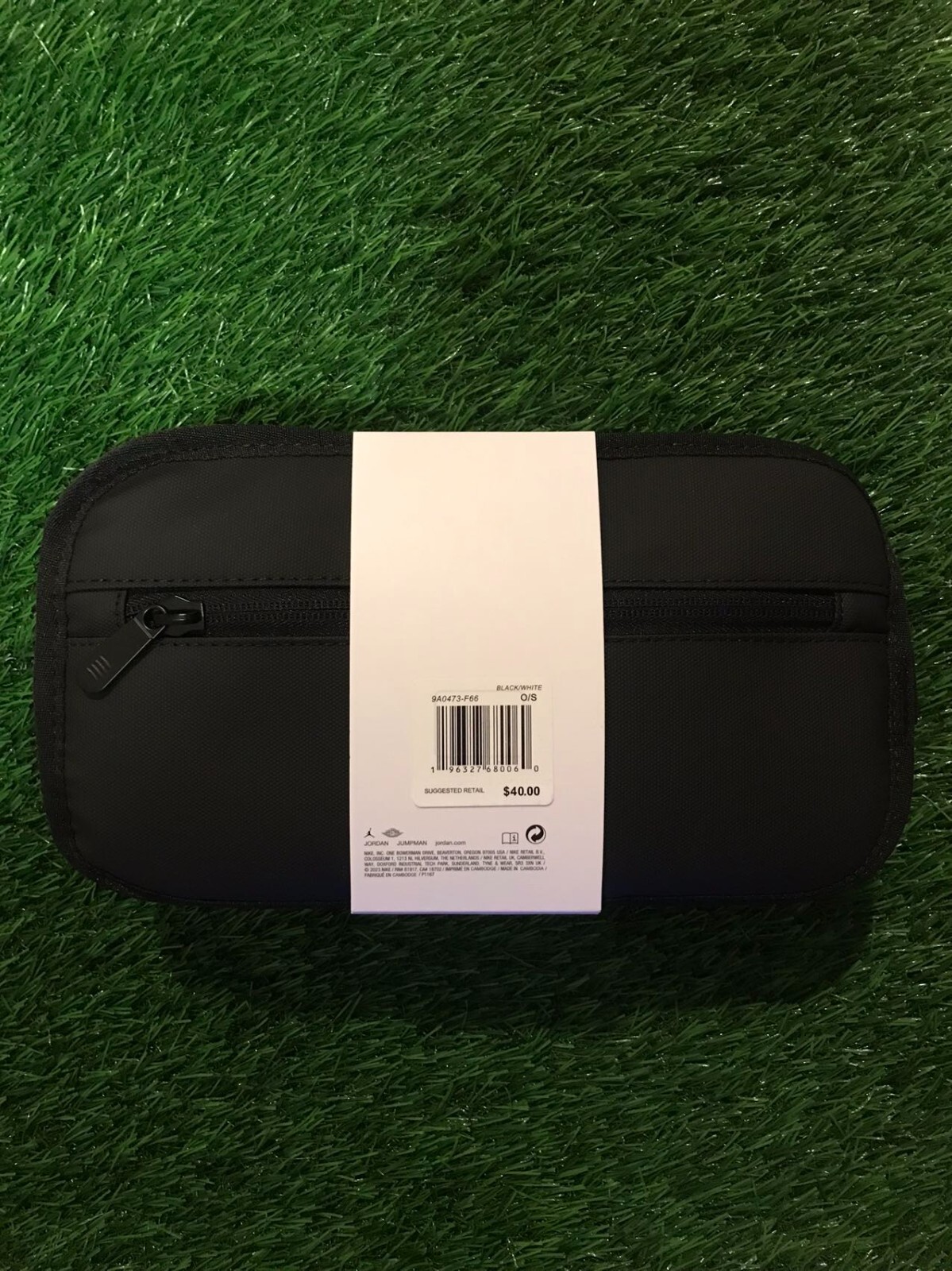 Nike Air Jordan Men's Travel Dopp Kit Clutch Toiletries Bag Black White ...