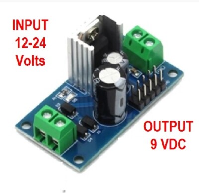 Voltage Regulator for model train controller AC : Input 12-24VAC output ...