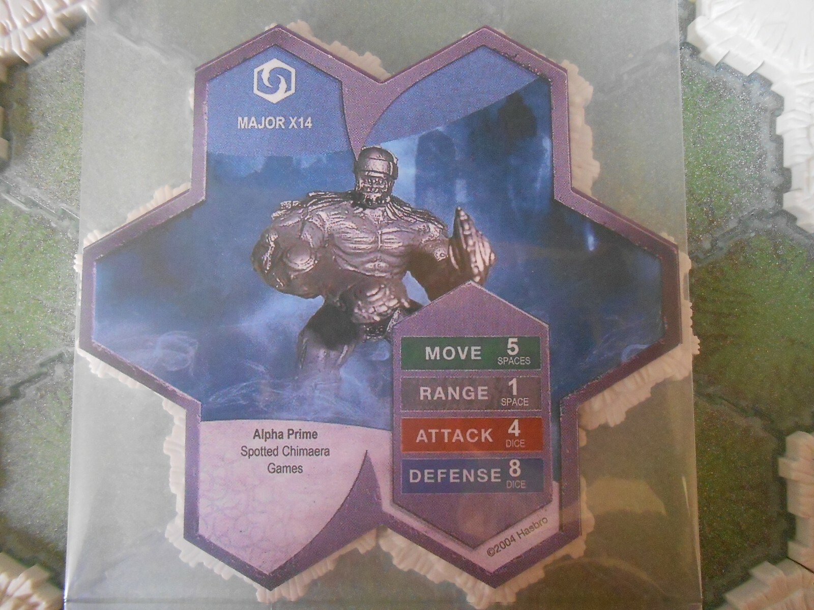 Heroscape Custom Major X14 Double Sided Card & Figure w/ Sleeve Vydar ...