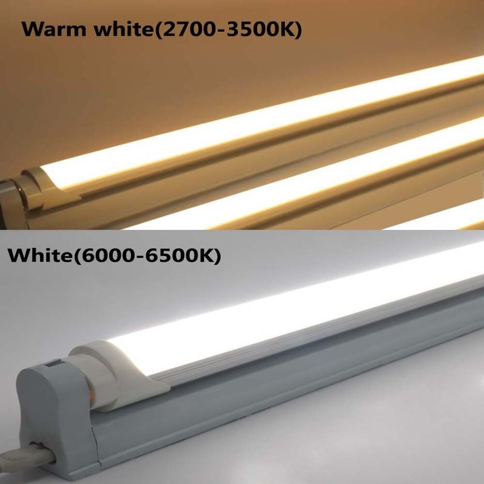 22-Watt 4 ft. Linear T8 Fluorescent Light Bulb, Soft White (10/25/50 ...