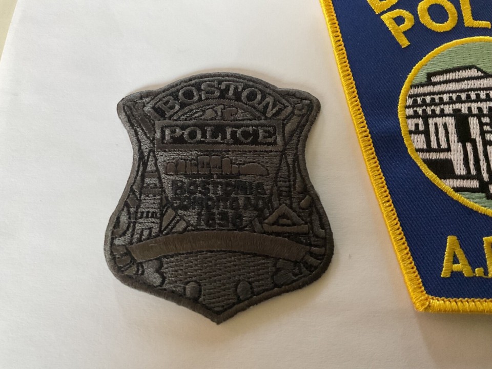 Boston Police Massachusetts Patch Set all new condition. | eBay