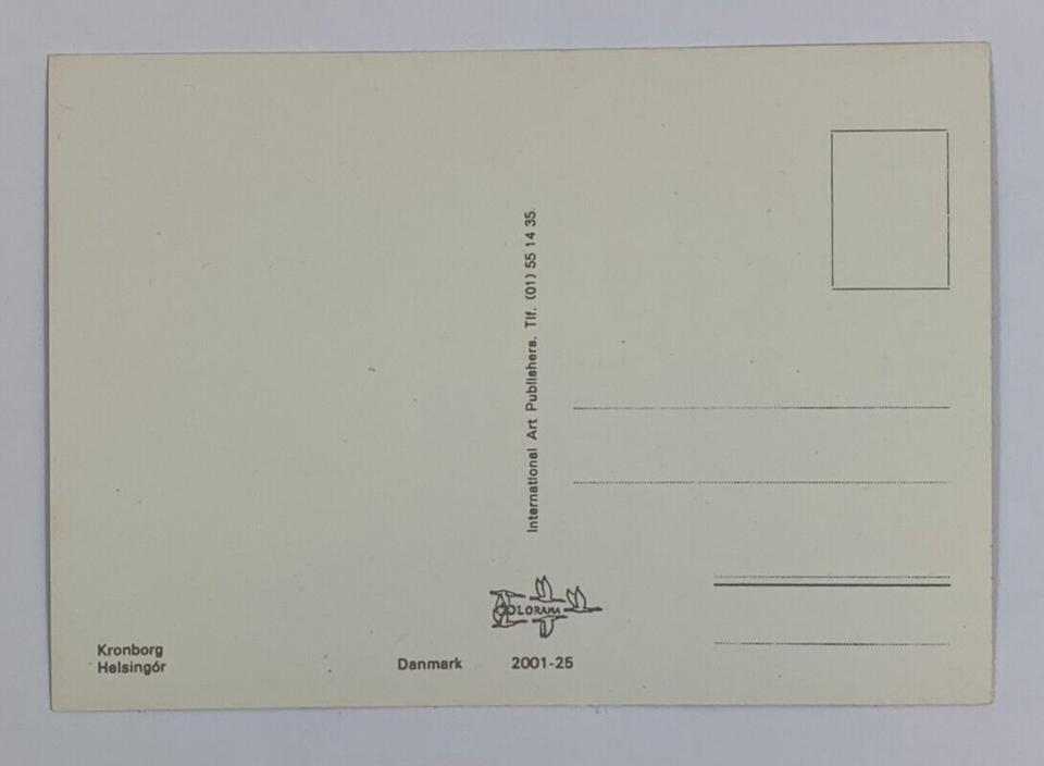 Kronborg Slot Castle Helsingør Denmark Postcard Multiview Aerial ...