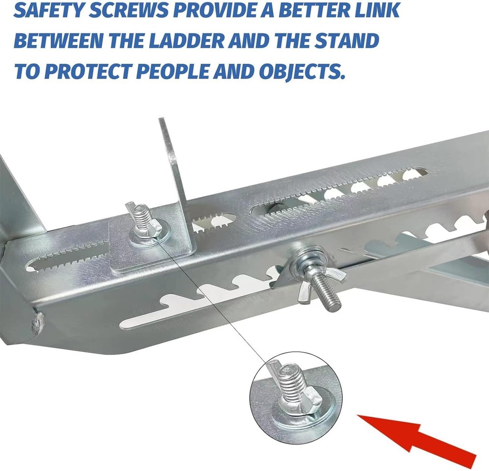Ladder Jacks Scaffold Bracket - Two-Rung Short Body Extension Ladder ...