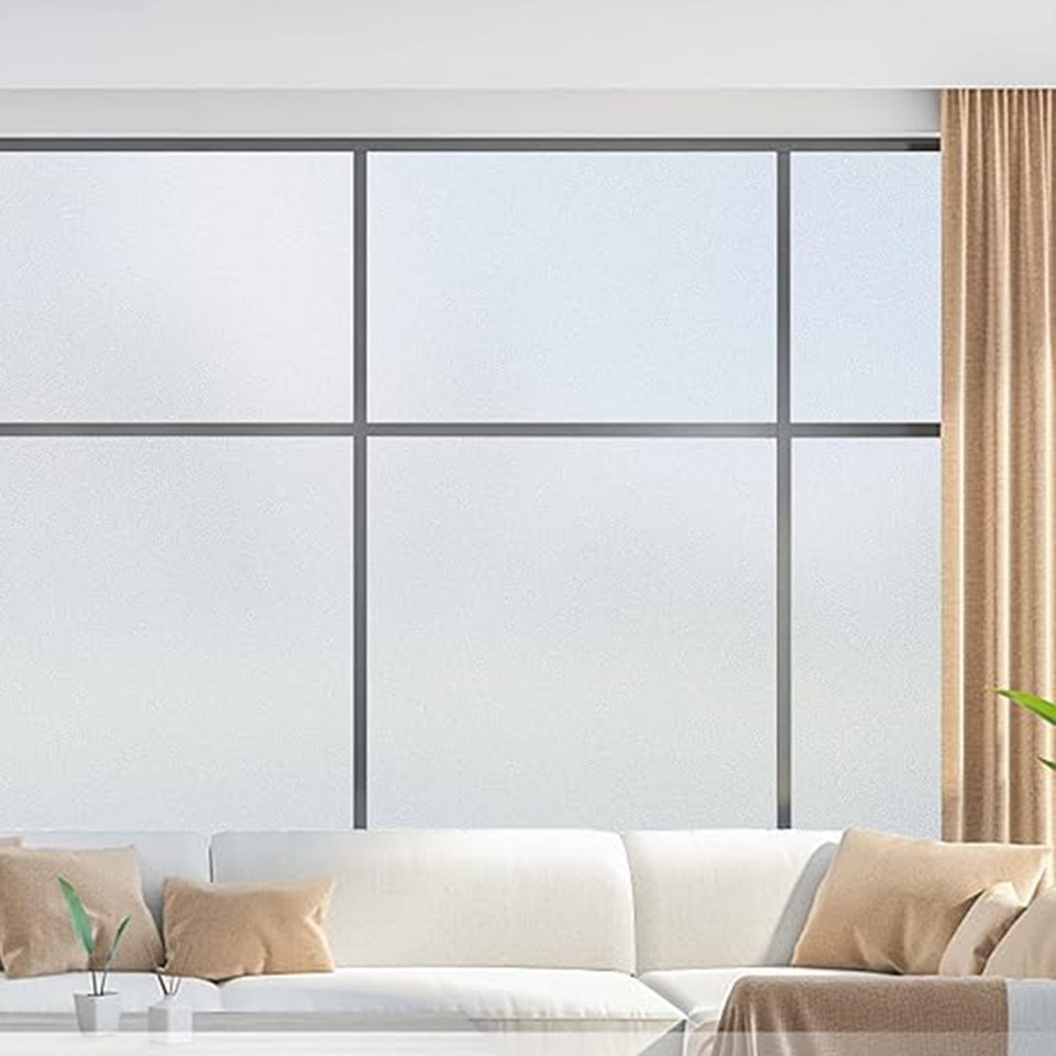 Static Cling Frosted Film Glass Office Home Bathroom Window Privacy ...