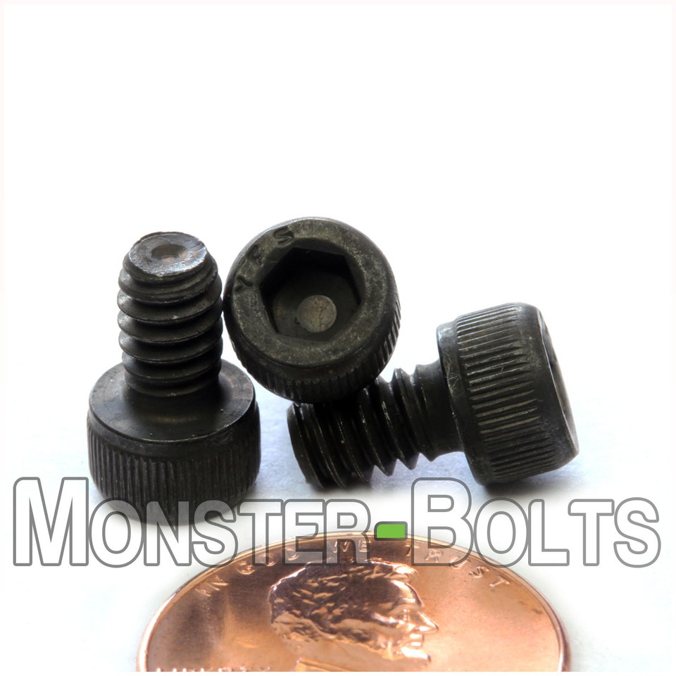 #10-32 Socket Head Cap Screws, Alloy Steel w/ Black Oxide, US SAE Fine ...