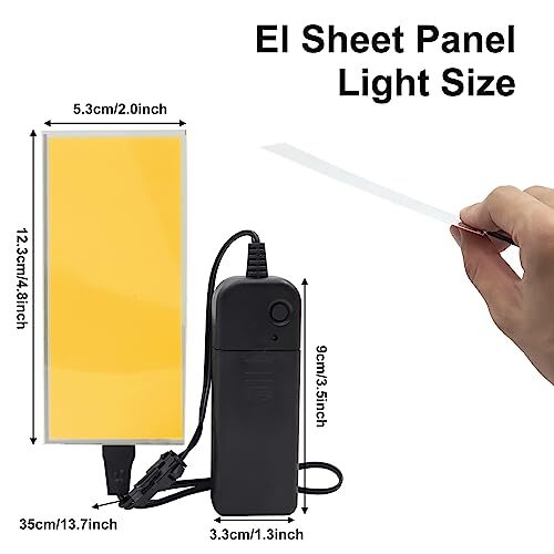 Electroluminescent EL Panel Light、Electroluminescent 2 X 4.8 Inch ...