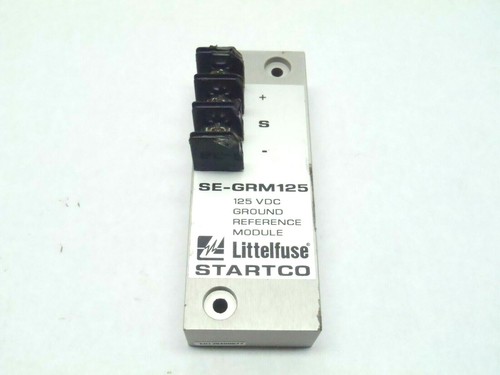 Littelfuse Startco SE-GRM125 Ground Reference Module 125VDC REV 01 | eBay