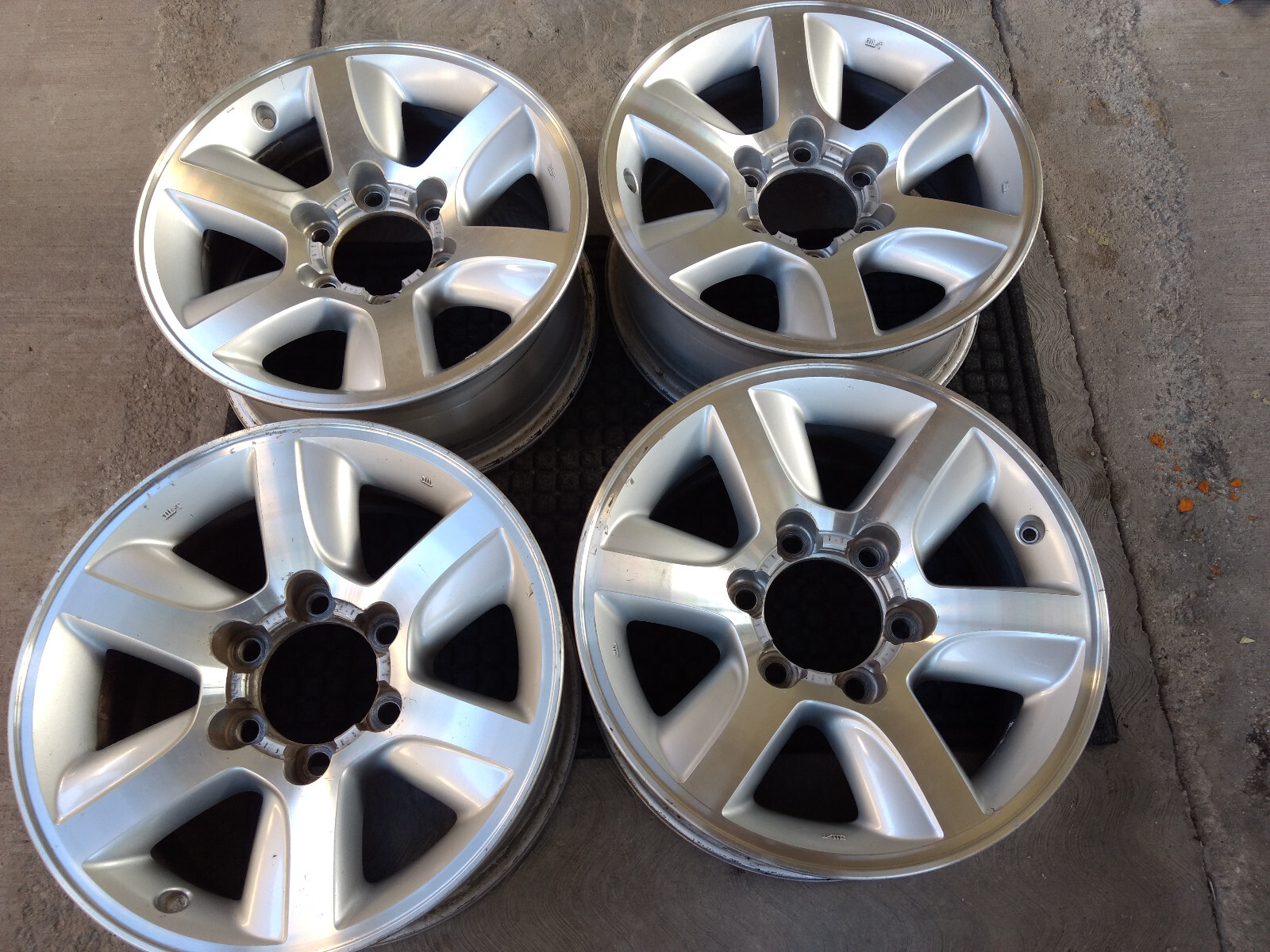 90-12 RARE TOYOTA 4RUNNER LAND T100 TUNDRA 16X7" OEM FACTORY RIMS W ...