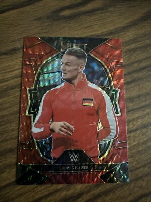 2023 Panini Select WWE #4 Ludwig Kaiser Red Wave Prizm Concourse | eBay