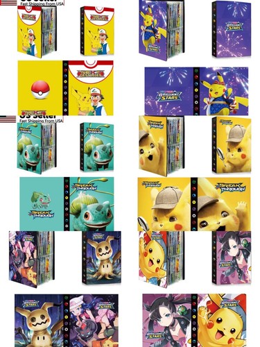 Pokemon Card Charizard Pro Album Binder Holder Cards Protector 240 ...