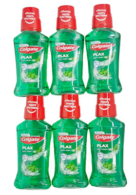 6 x Colgate Plax Soft Mint Green Mouthwash 250ml - 8.45 fl.oz | eBay