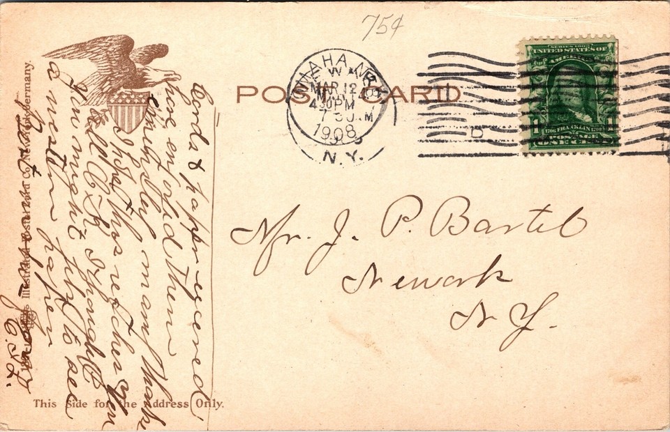 1908 Scene Omaha Boulevard Nebraska Undivided Back Street View Postcard ...