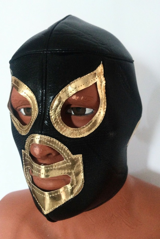 EL SANTO-GOLD EDITION!! LUCHADOR/WRESTLER MASK!! AWESOME!! CLASSIC ...