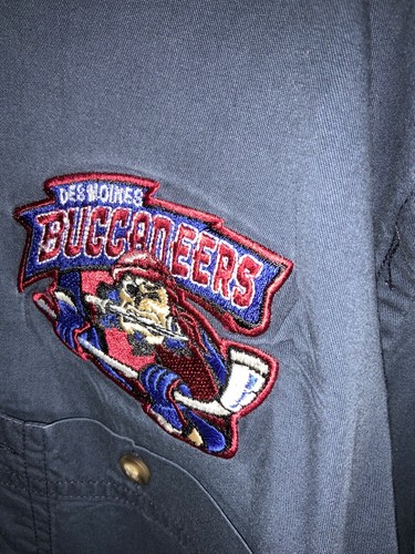 Des Moines Buccaneers USHL Hockey 2009 Long sleeve Shirt Size L. Large ...