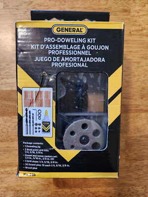 General Tools 840 Pro Doweling Jig Kit Woodworking Tool for Dowel ...