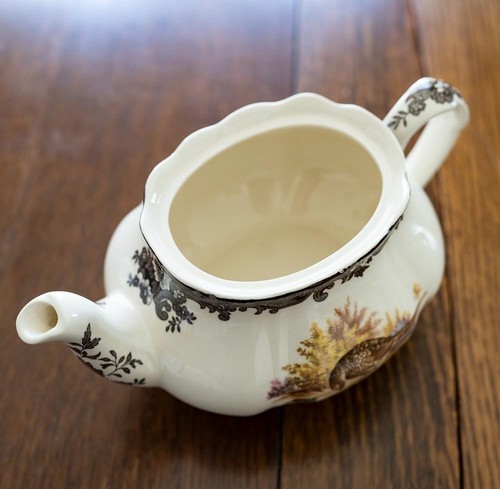 Antique Royal Worcester Spode Palissy Game Series Teapot Excellent! | eBay