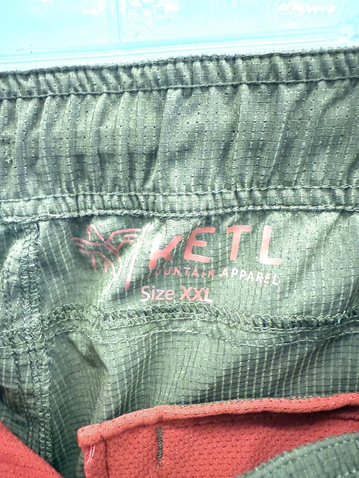 KETL Mountain Apparel Vent Pants Brown Outdoor Hiking Men’s 2XL 34 ...