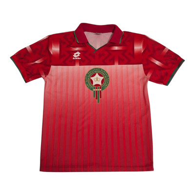Vintage Morocco Lotto Size Large Mens Soccer Jersey 1994 FIFA World Cup ...