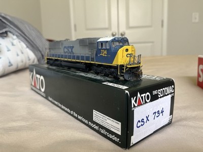 HO Scale Kato CSX SD70MAC With DCC And Loksound v5 | eBay