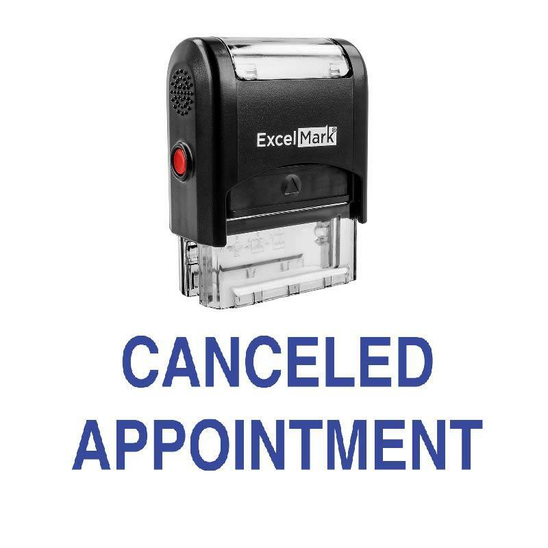 CANCELED APPOINTMENT Stamp - Self-Inking / Blue | eBay