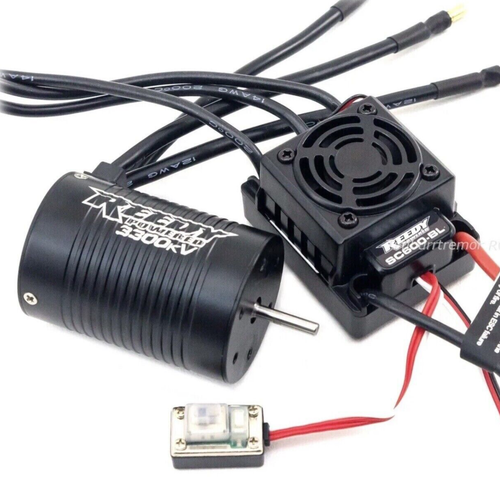 Team Associated Reedy SC600-BL ESC & 3300KV 540-SL4 Brushless Motor ...