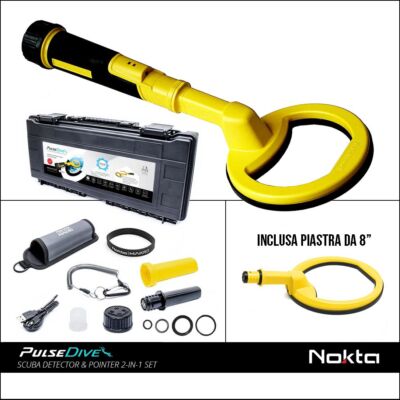 PULSE DIVE SCUBA DETECTOR POINTER SUBACQUEO NOKTA MAKRO METAL GIALLO ...