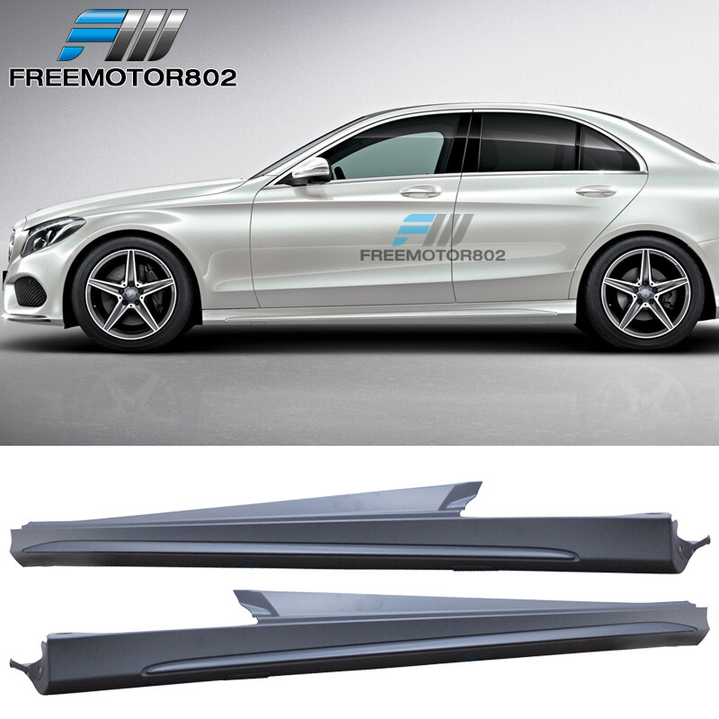 Fits 15-19 C-Class W205 AMG Style PP Side Skirts Extension - PP | eBay