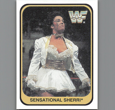 PACK FRESH - 1991 Merlin WWF Italian Sensational Sherri # 76 / 150 rc ...