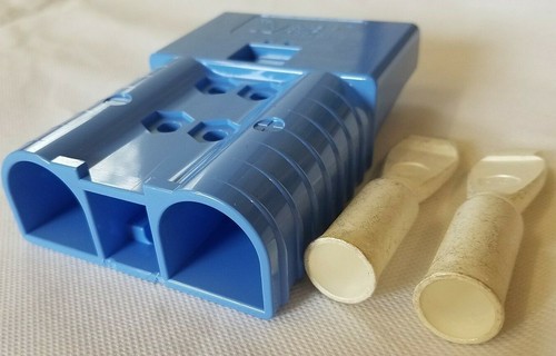 Blue Battery Connector for Forklift Truck- Plug-Socket-Blue 350A | eBay UK