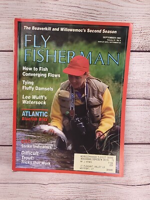 Fly Fisherman Magazine Sept 1991 Fishing Lee Wulff Atlantic Bluefish ...