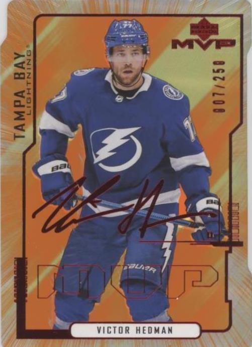2020-21 Upper Deck MVP - 20th Anniversary Victor Hedman #13 Colors ...