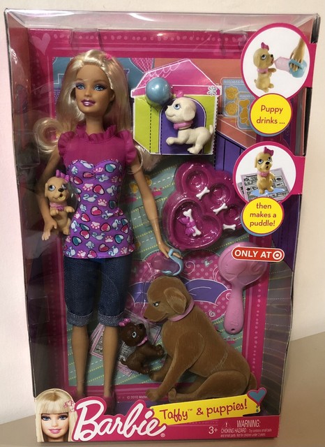 Barbie Taffy and Puppies Doll Target V3262 2010 Mattel for sale online ...