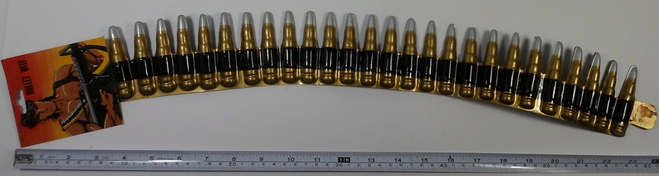 VTG 80's RAMBO BULLET BELT COMBAT SET PLASTIC TOYS UNUSED FROM OLD ...