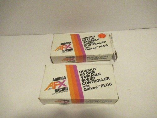 Vintage Aurora AFX Racing Variable Speed Controllers Lot of 2 with ...