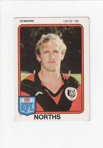 1981 Scanlens Rugby League Alan Sheppard #129 (North Sydney Bears) | eBay
