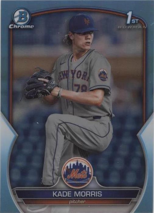 2023 Bowman Draft - Chrome Kade Morris #BDC-86 Sky Blue Refractor (RC ...