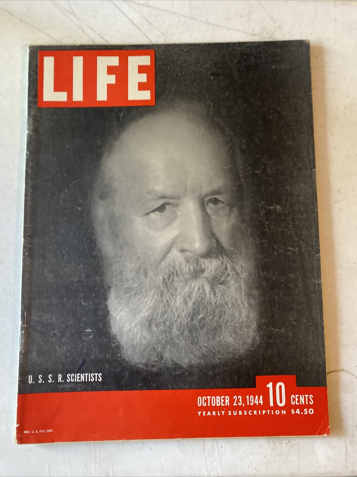 Vintage OCT 23, 1944 Life Magazine - USSR Scientist on Cover | eBay