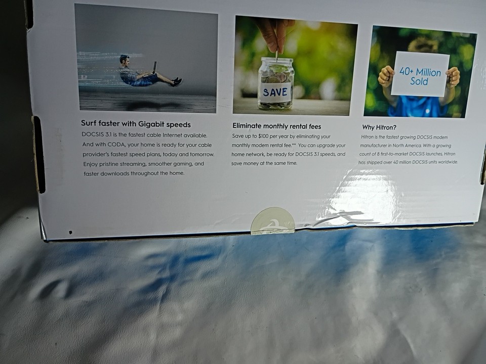 Hitron CODA DOCSIS 3.1 Cable Modem – Spectrum Cox Xfinity Compatible | eBay
