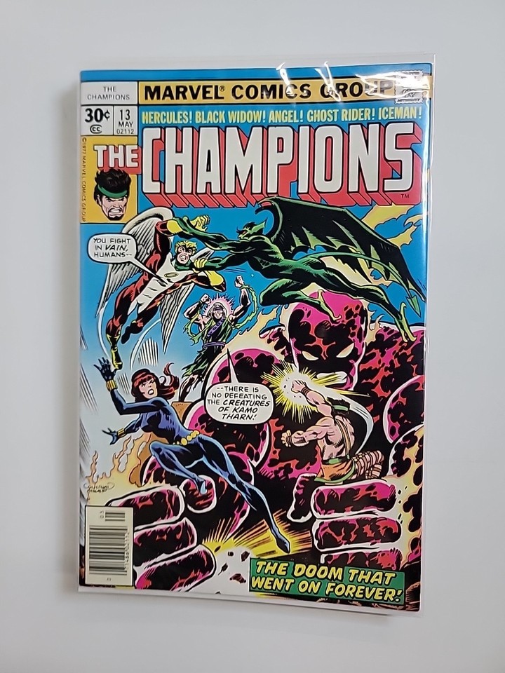 Lot Of 7 Marvel Comics Group The Champions | eBay