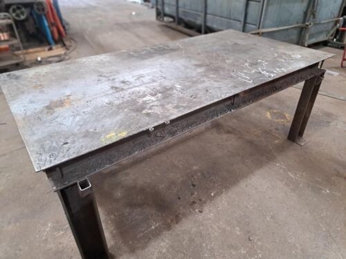 Heavy Duty Welding Table / Work Bench 10mm Top, PFC Support Frame | eBay UK