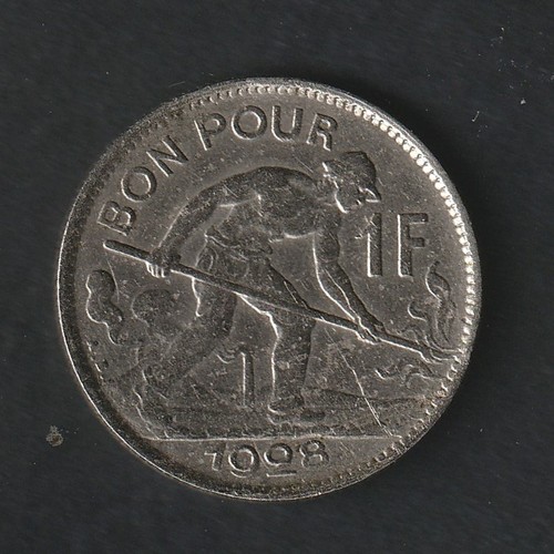 1 Franc, LUXEMBOURG 1928, PUDDLEUR, CHARLOTTE, 5.01 G, Mint Bruxelles ...