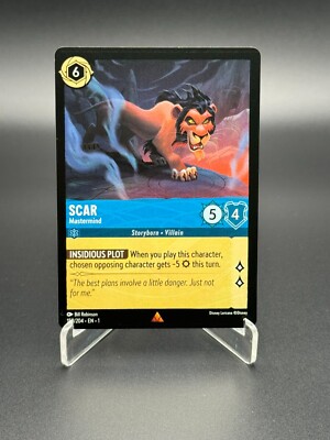 Scar 158/204 - The First Chapter - Lorcana TCG | eBay